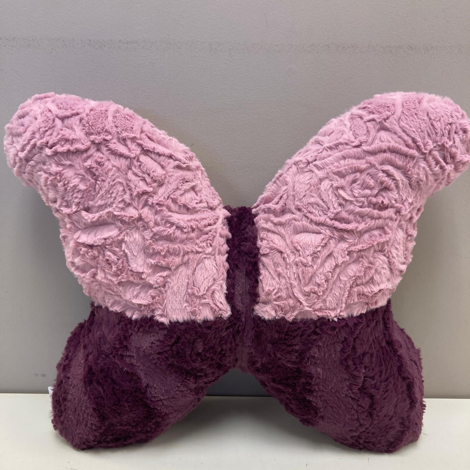 Butterfly Stuffie Ready to Ship - Wood Rose Demi Rose / Plum Wine Glac ...