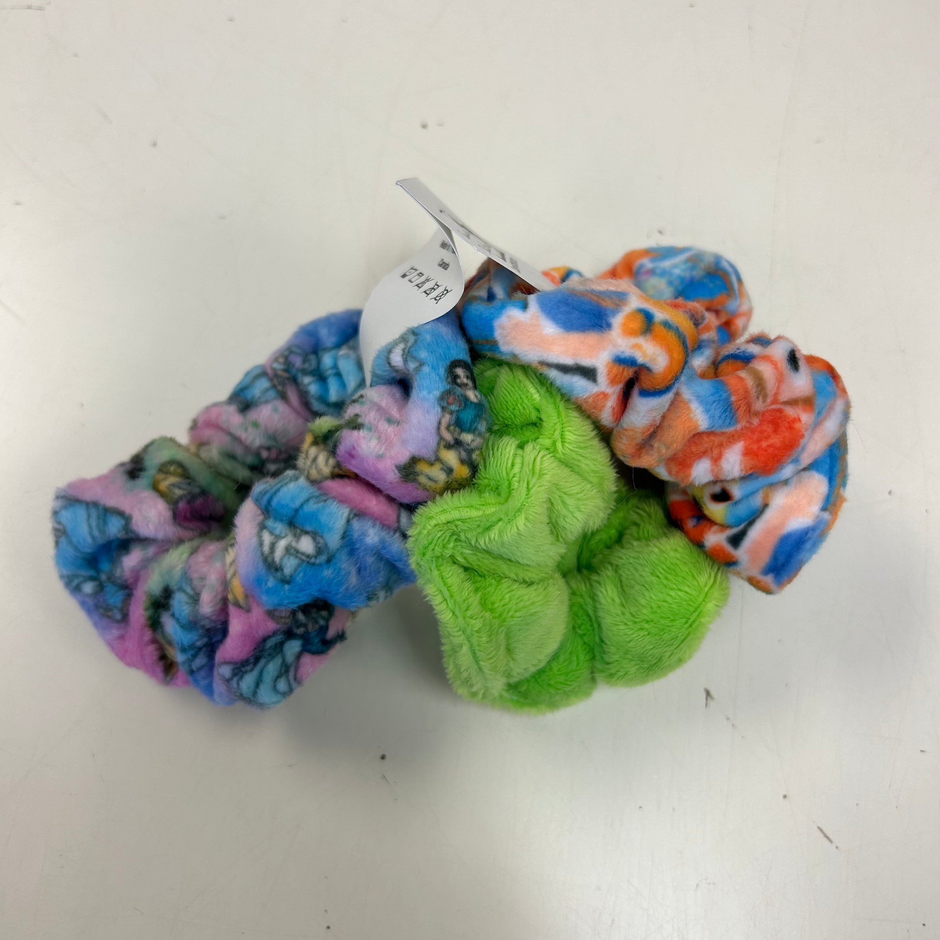 Ready to Ship 3-pack Scrunchies - Blippi / Lime Flat Luxe / Disney Pri ...